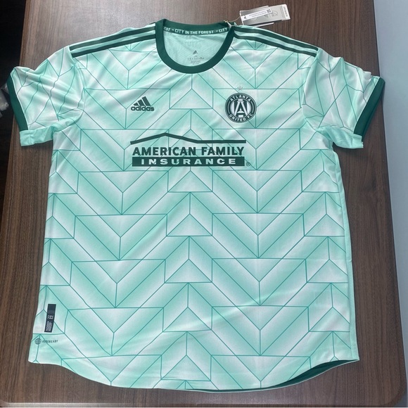 adidas | Shirts | Adidas Atlanta United 222 Away Blank Authentic Jersey ...